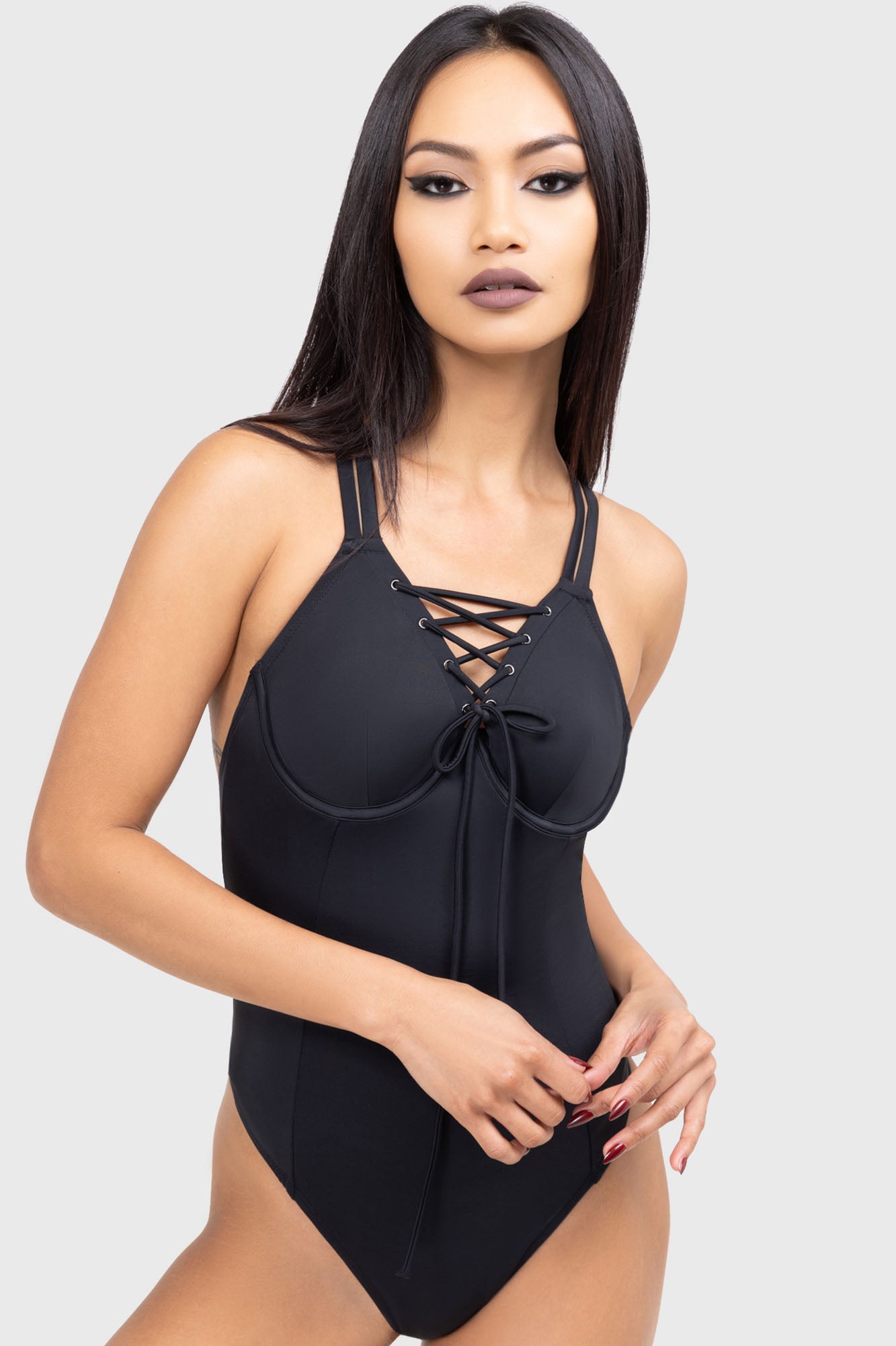 Cryptic Current Swimsuit | Killstar