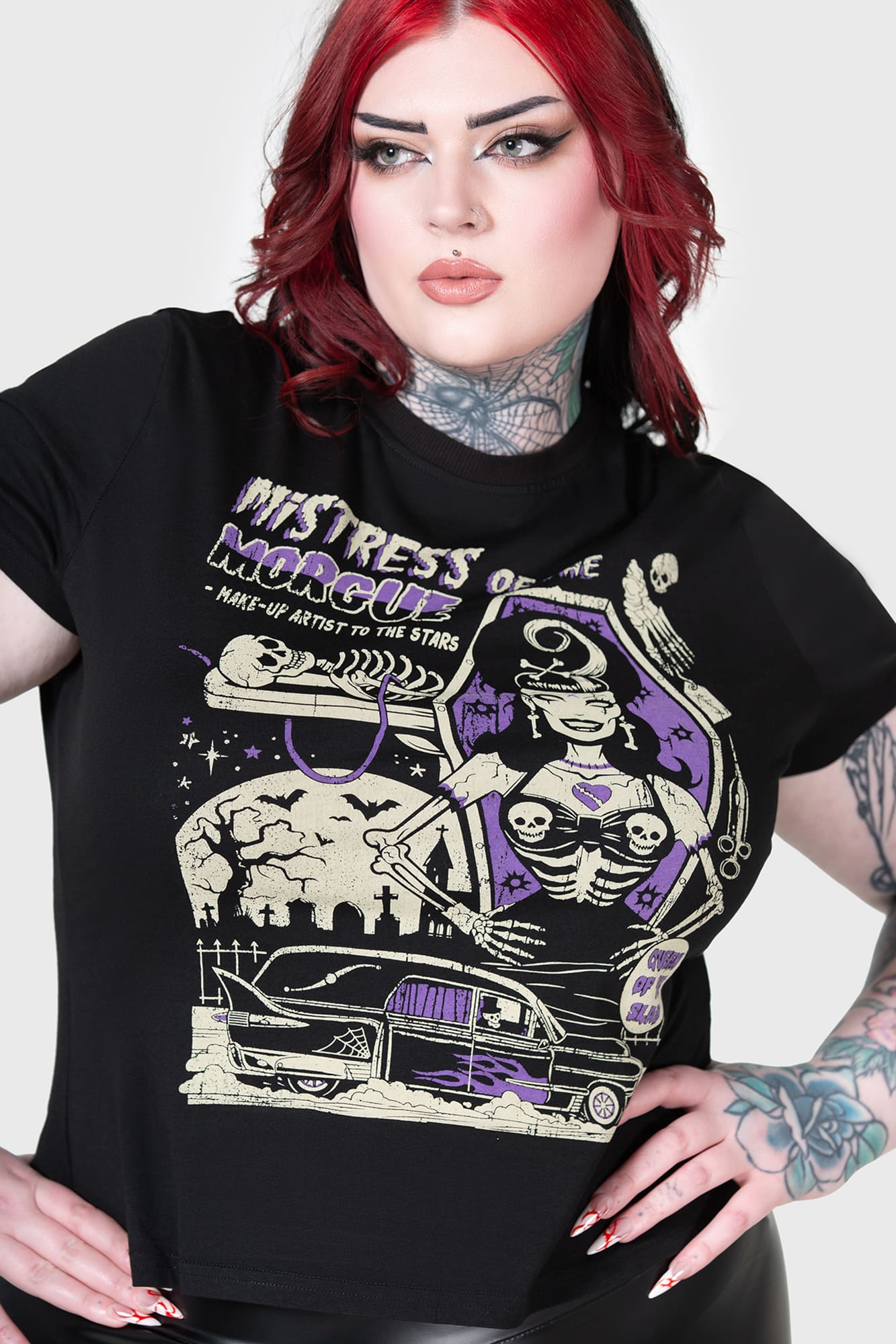 Mistress Of The Morgure Fitted Tee [PLUS] | Killstar