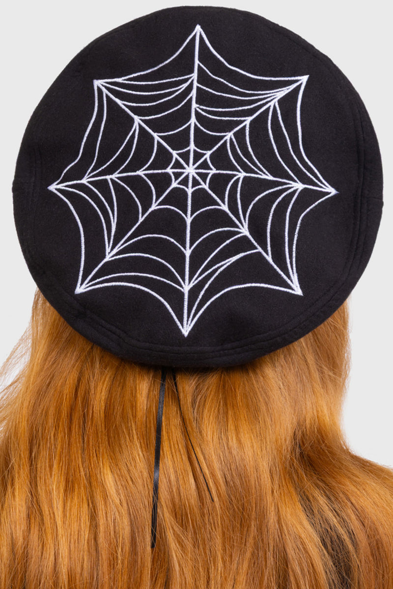 Black Widow Beret Hat | Killstar