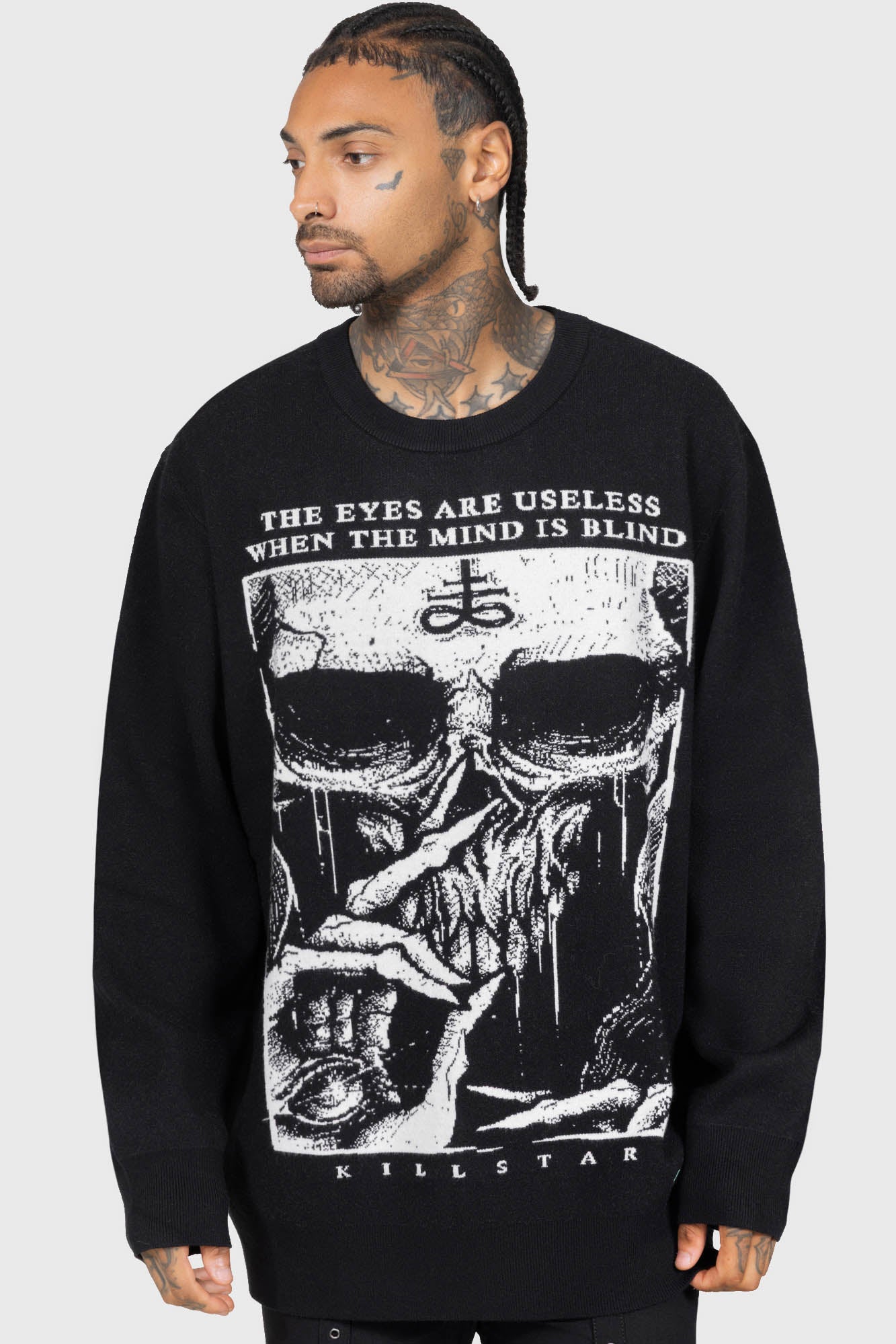 Blind Minds Knit Sweater | Killstar