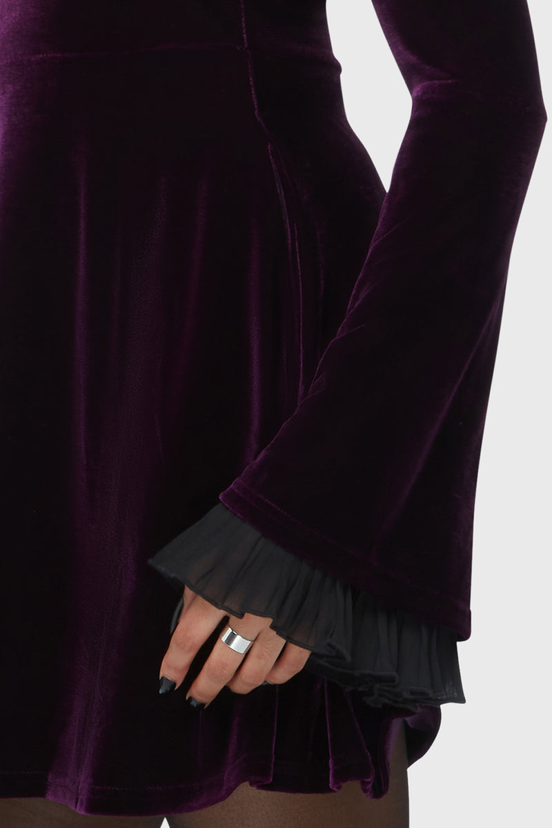 Beatrix Dress [Purple] | Killstar