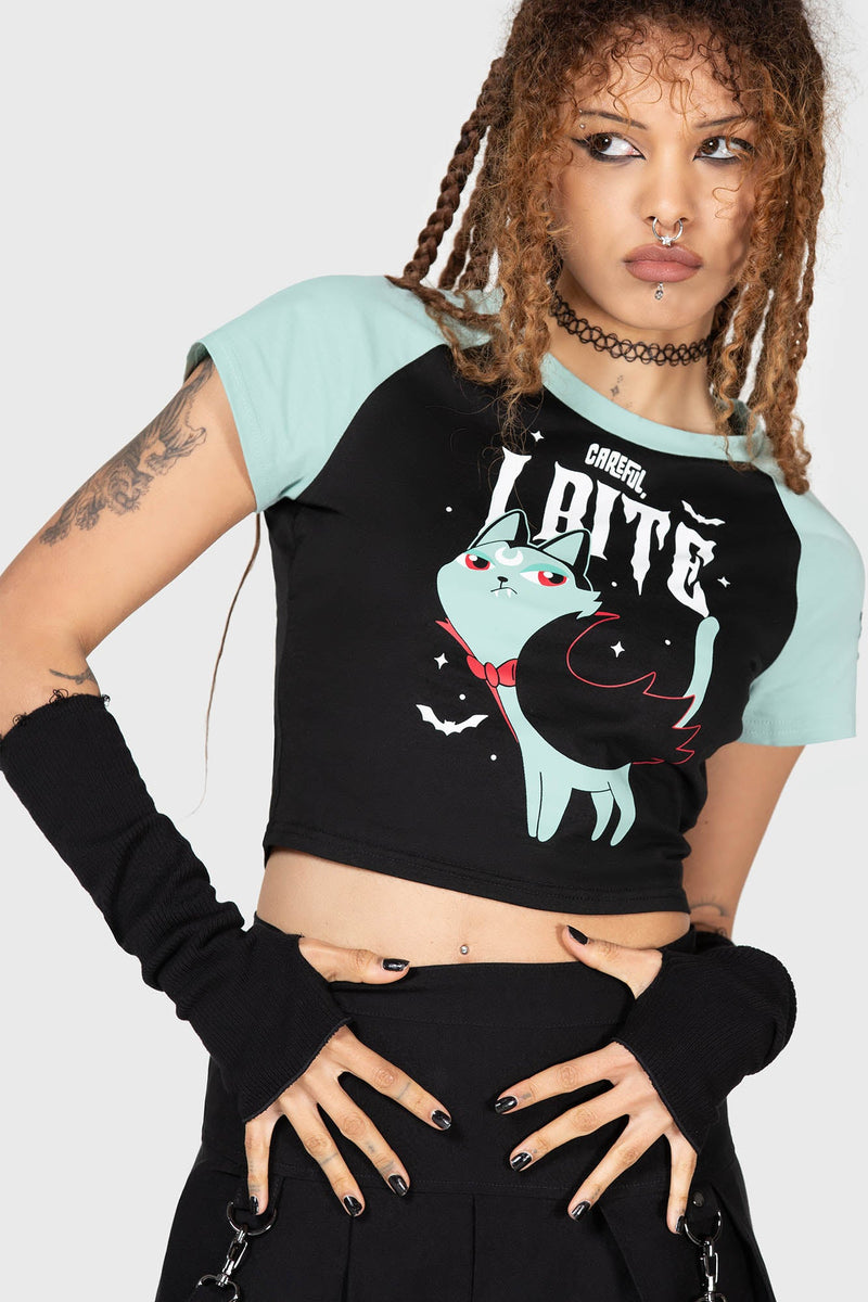 Cat Spat Shrunk Tee | Killstar