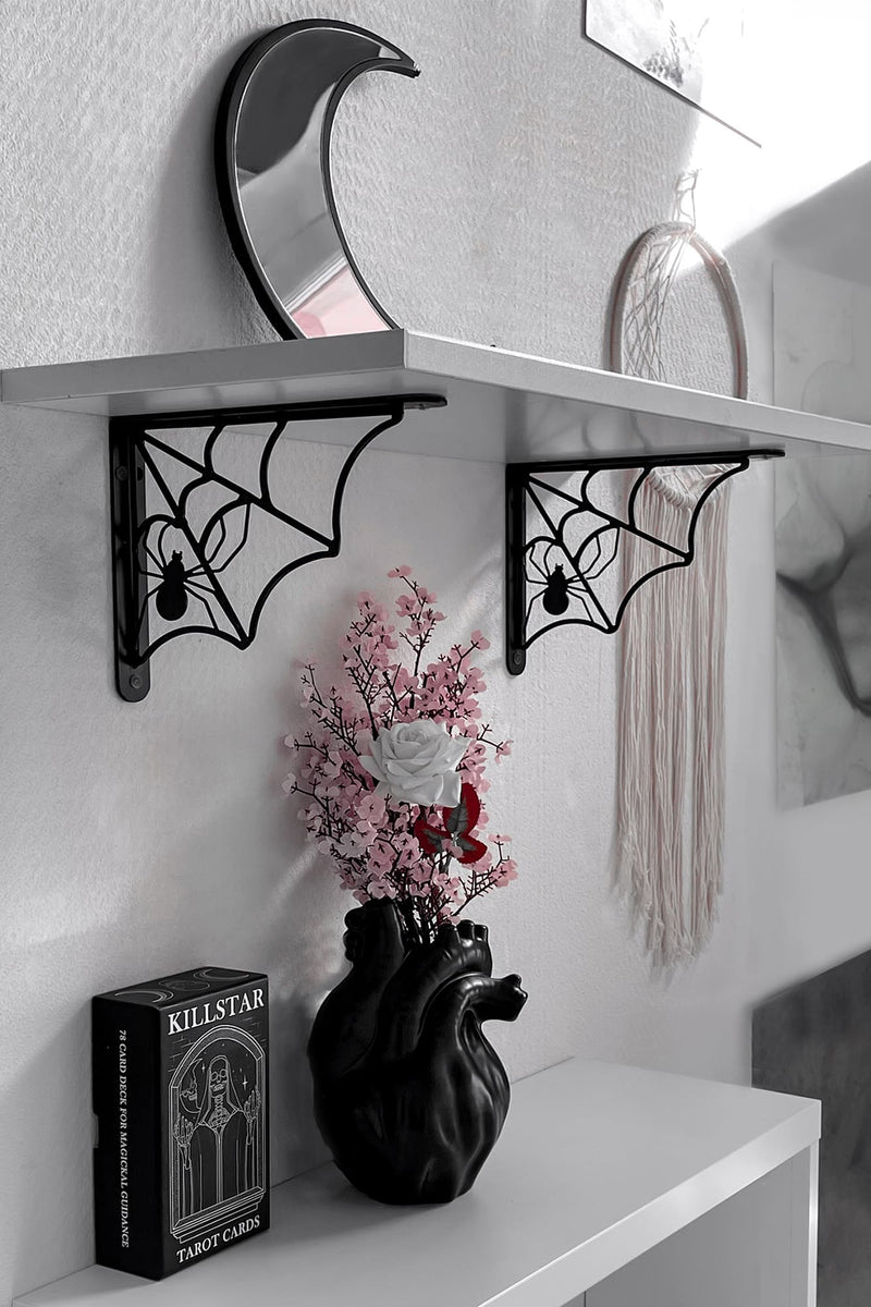 Cobwebs Shelf Brackets (Set Of 2) | Killstar