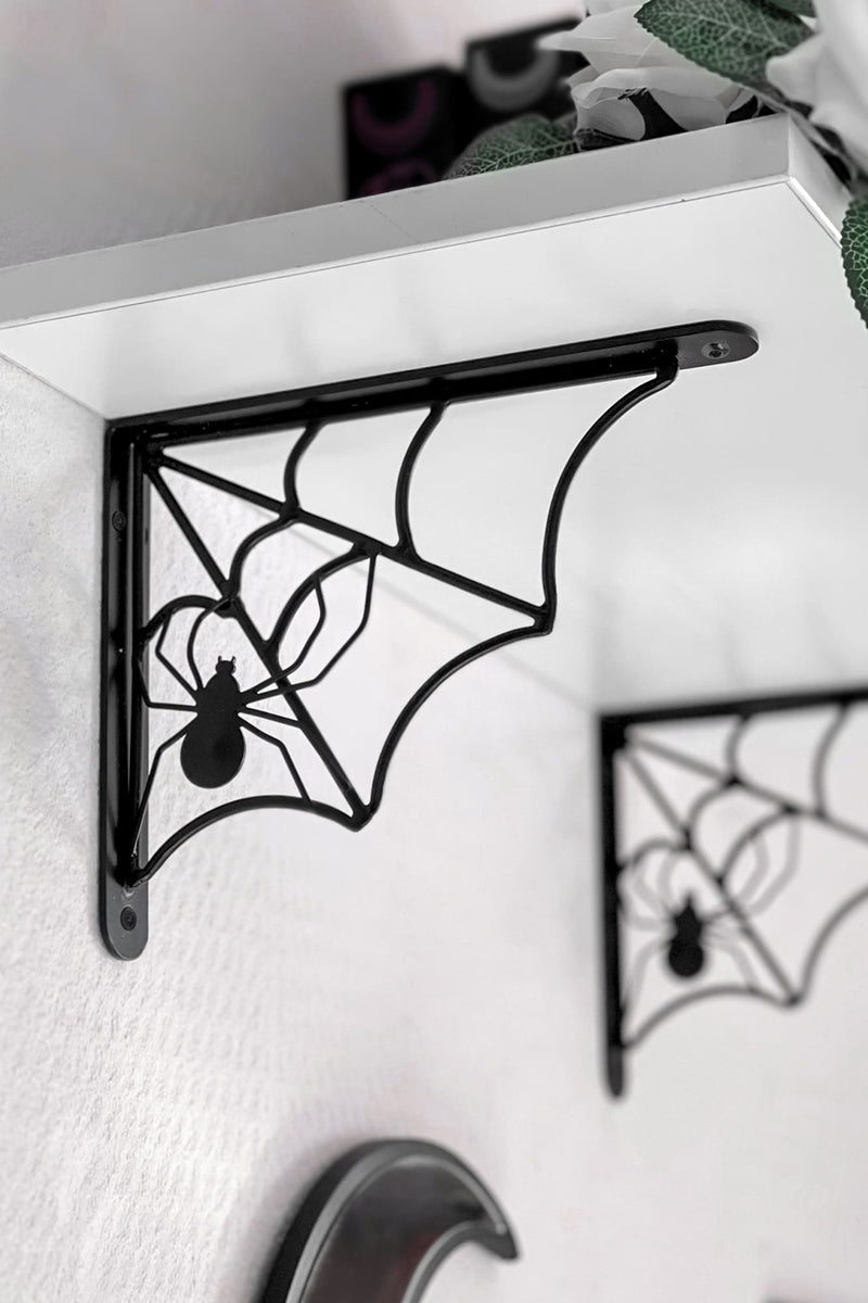 Cobwebs Shelf Brackets (Set Of 2) | Killstar