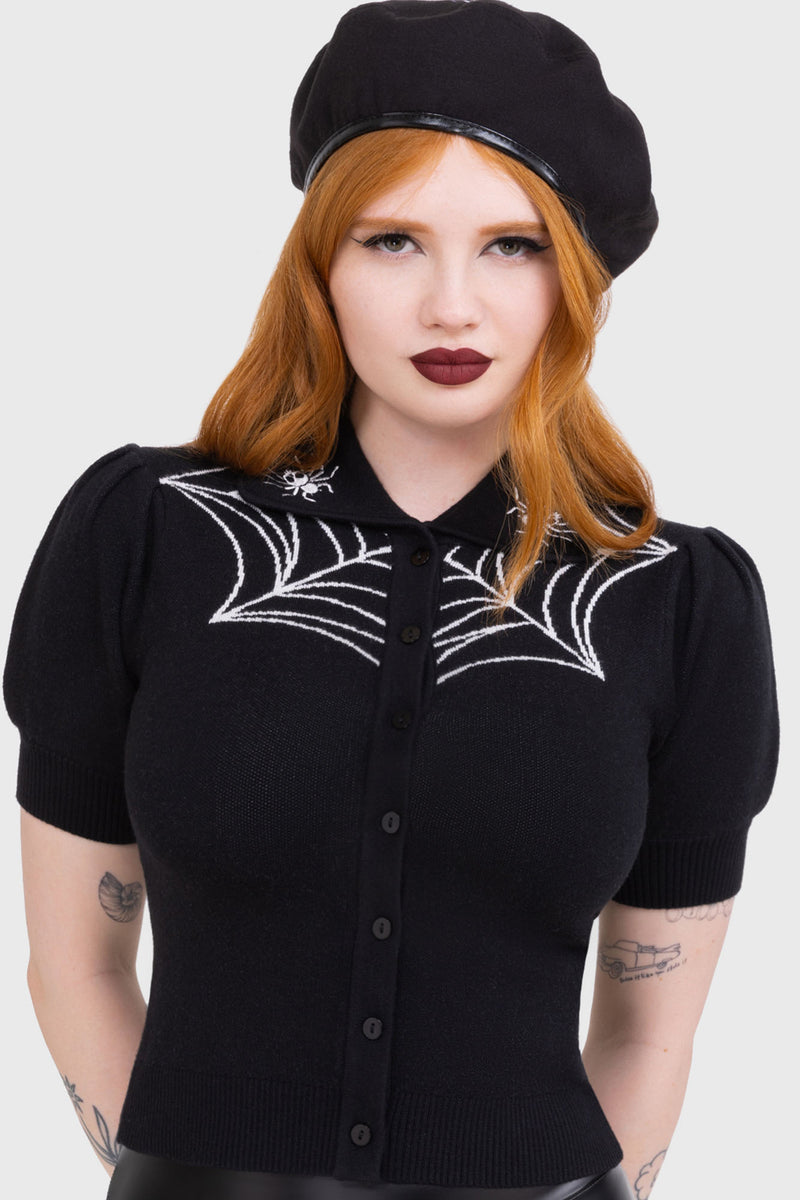 Cobweb Sally Cardigan | Killstar