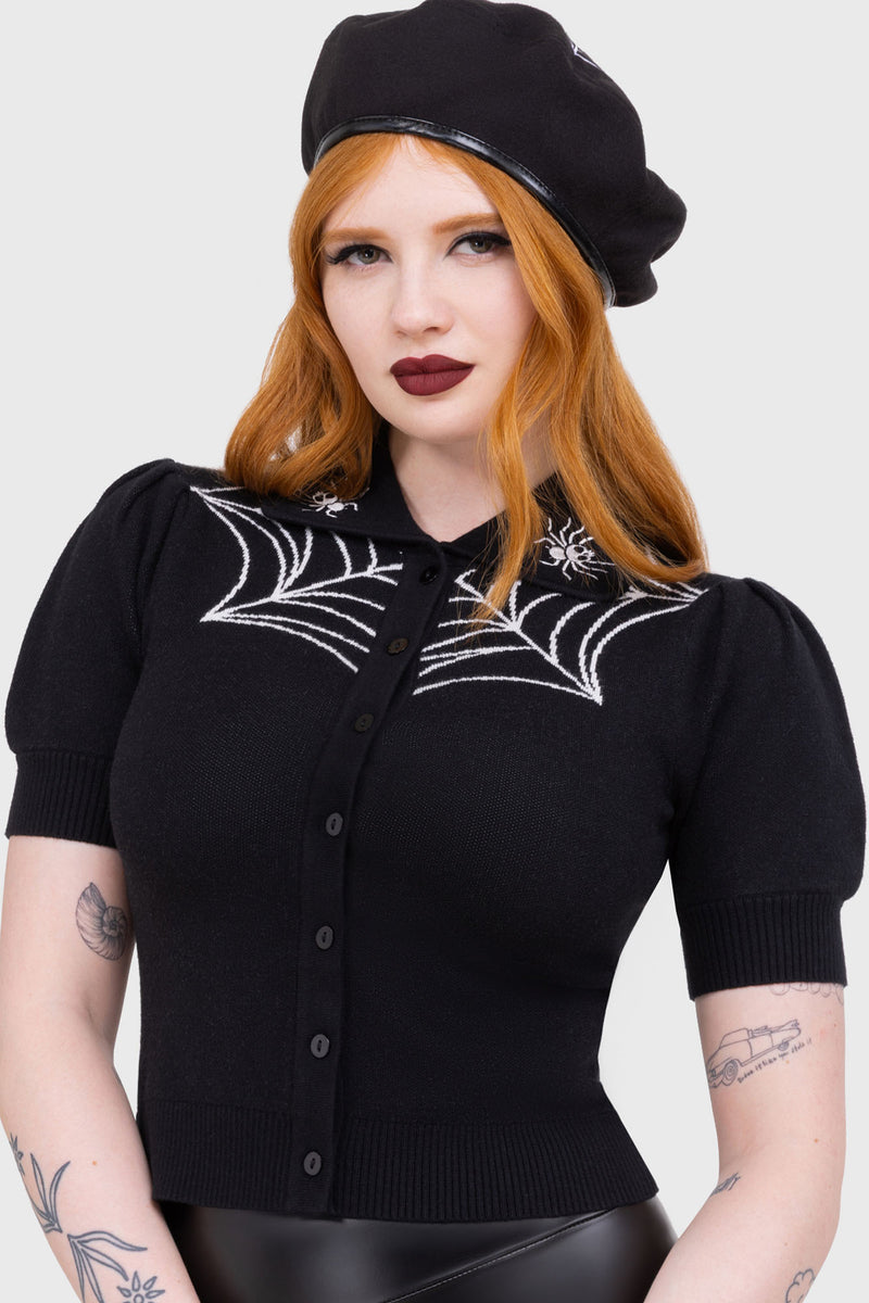 Cobweb Sally Cardigan | Killstar