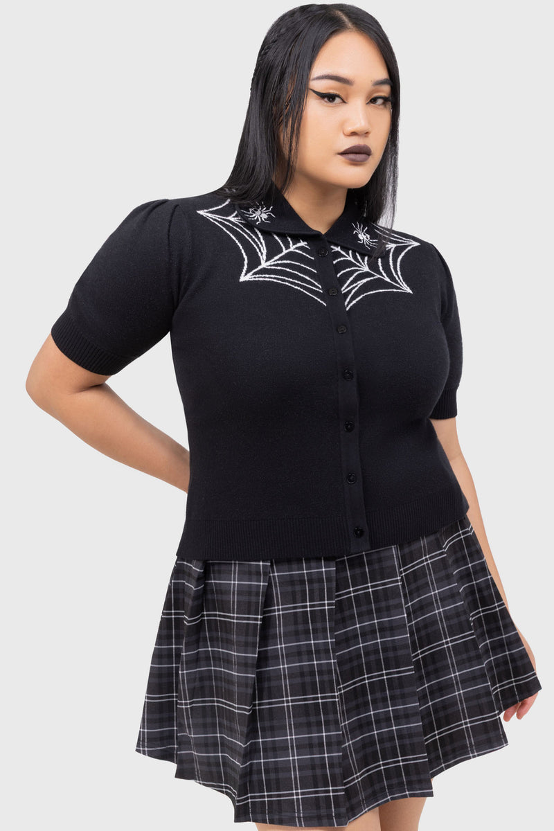 Cobweb Sally Cardigan | Killstar