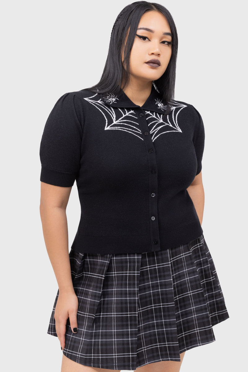 Cobweb Sally Cardigan | Killstar