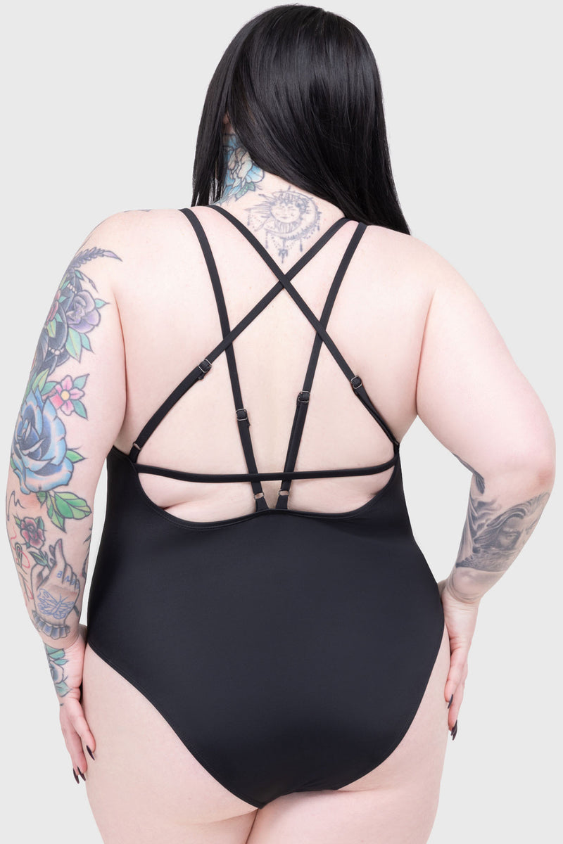Cryptic Current Swimsuit | Killstar