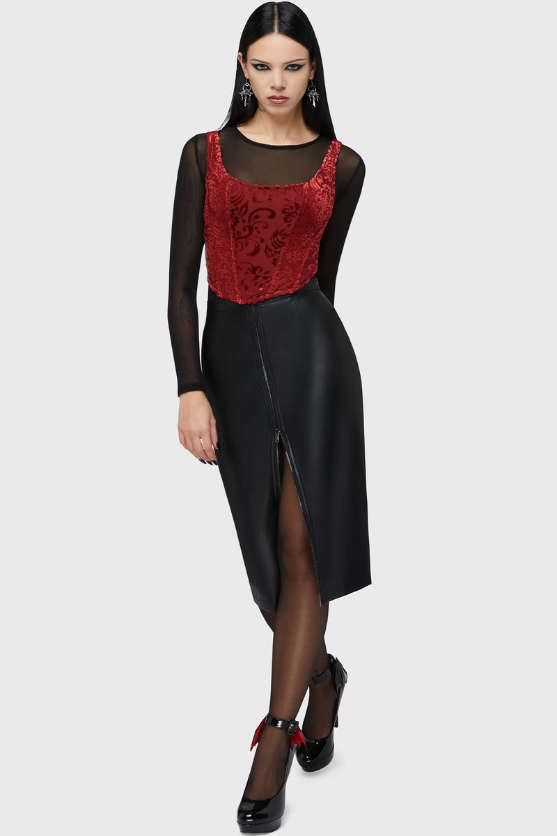 Crimson Bloodlust Corset | Killstar