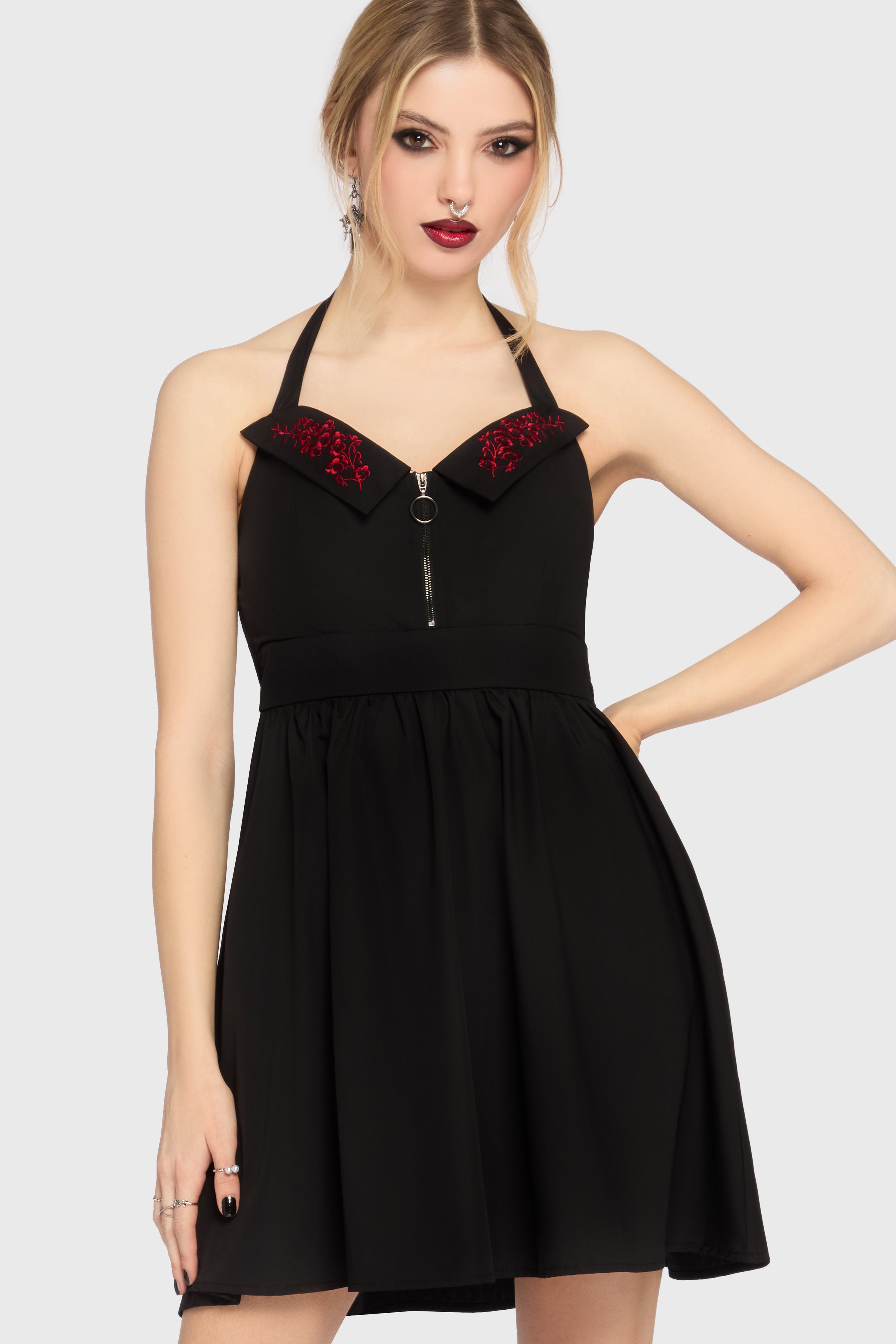 Devil's Darling Halter Neck Mini Dress | Killstar