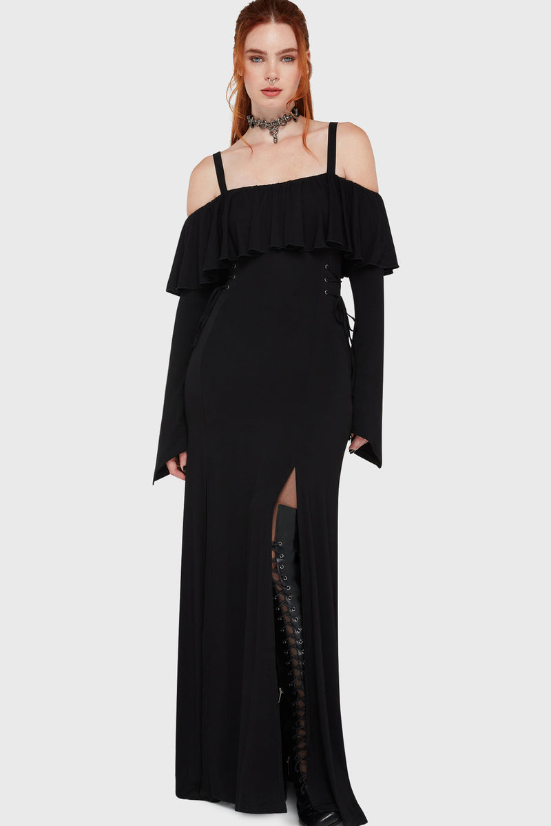 Ghostly Garden Maxi Dress | Killstar