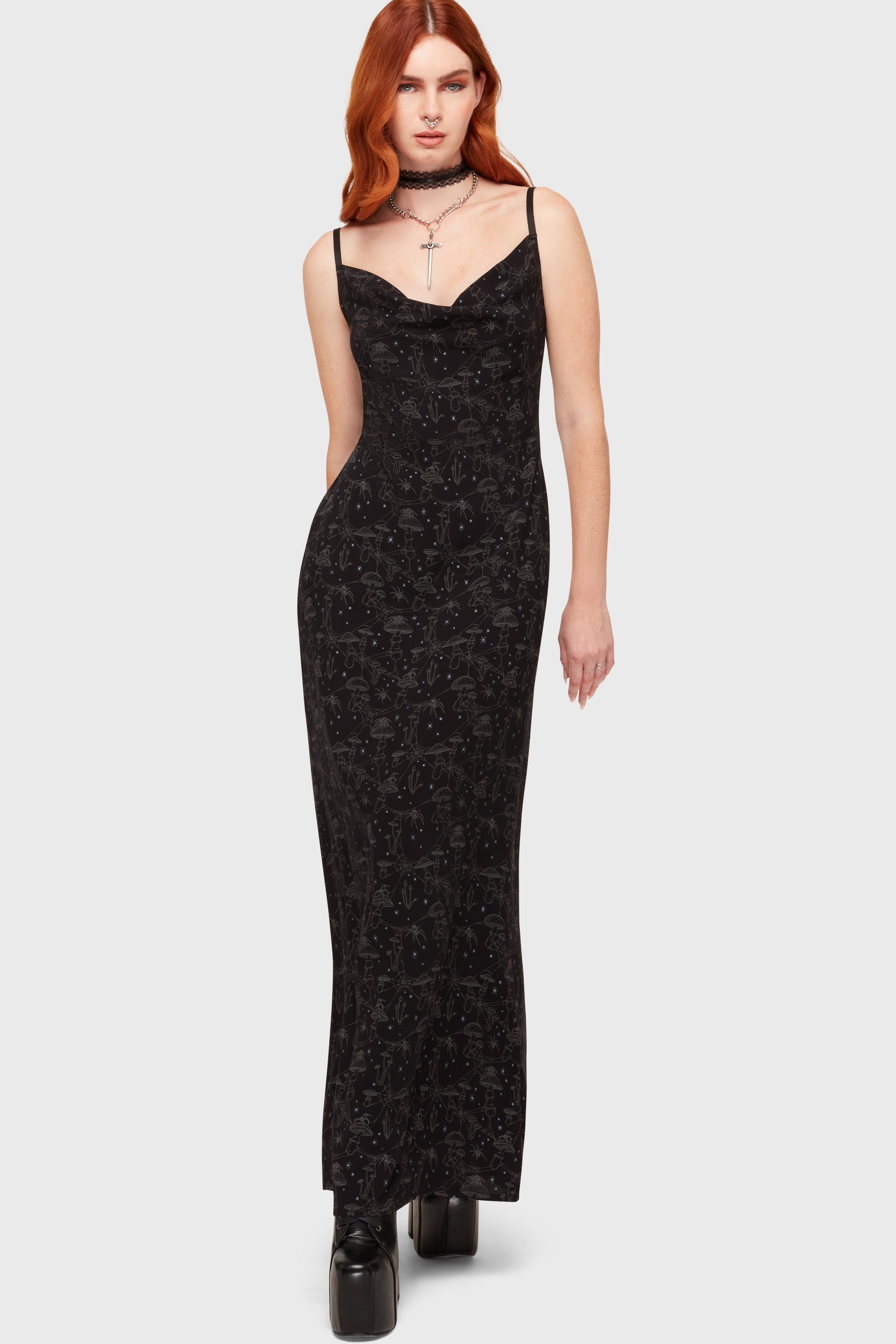 Garden Of Venom Maxi Dress | Killstar