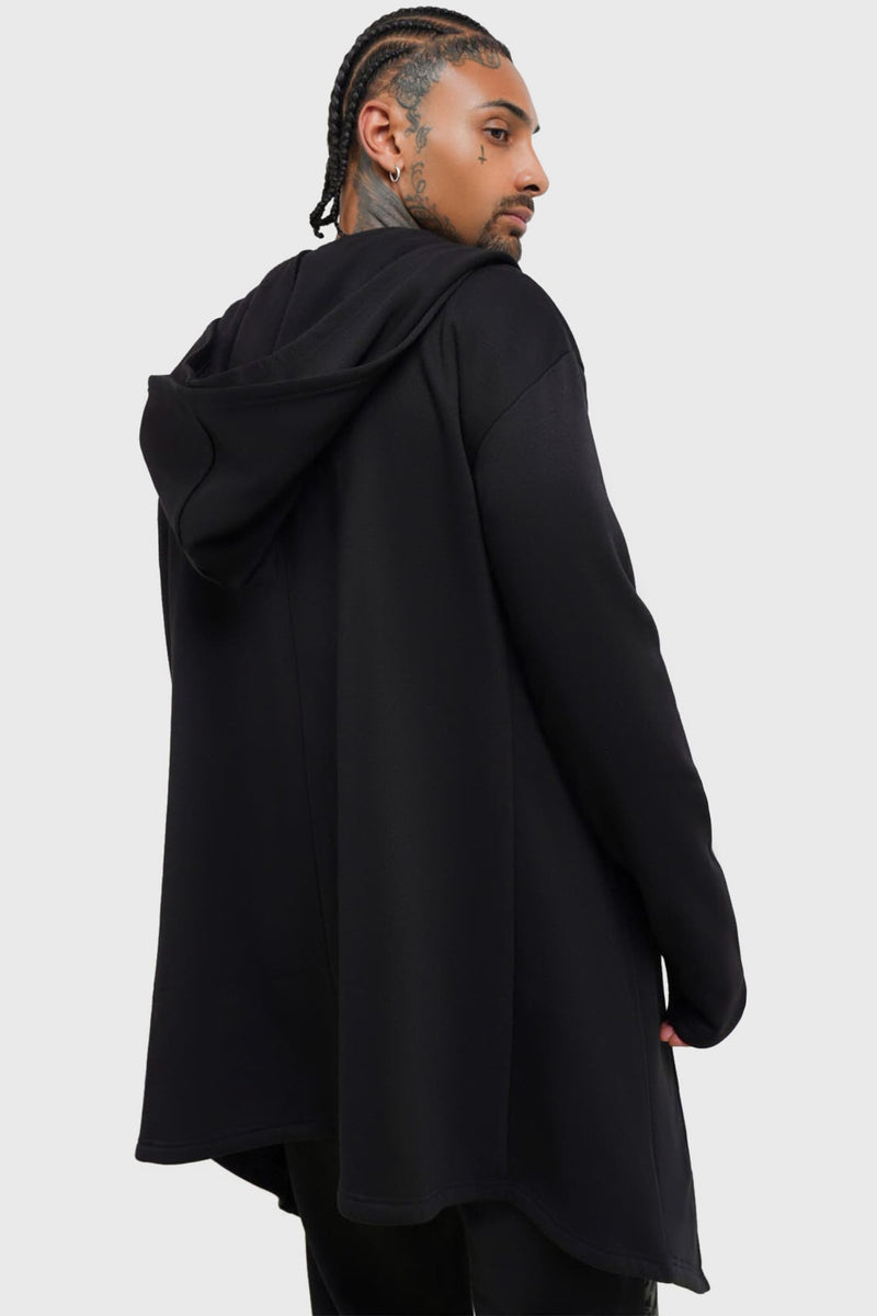 Hardcoded Poetry Longline Hoodie | Killstar