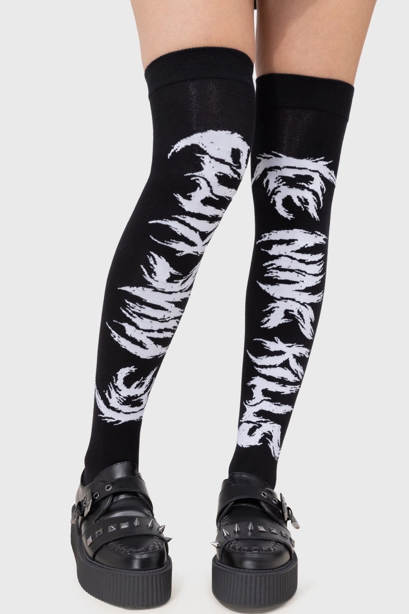 INK Logo Knee High Socks | Killstar