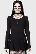 Lune Sting Ribbed Top | Killstar