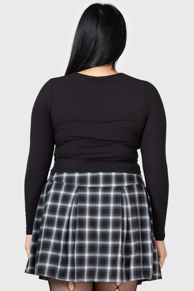 Lune Sting Ribbed Top | Killstar