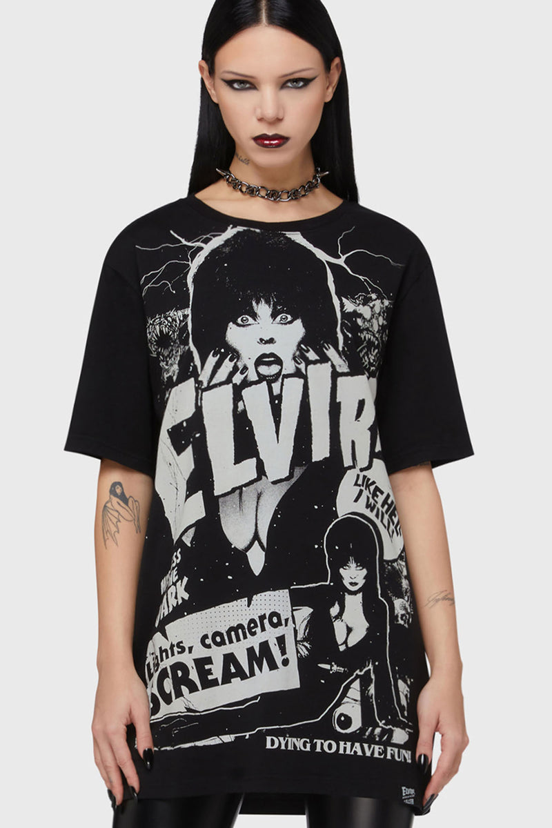Lights Camera Scream T-Shirt | Killstar