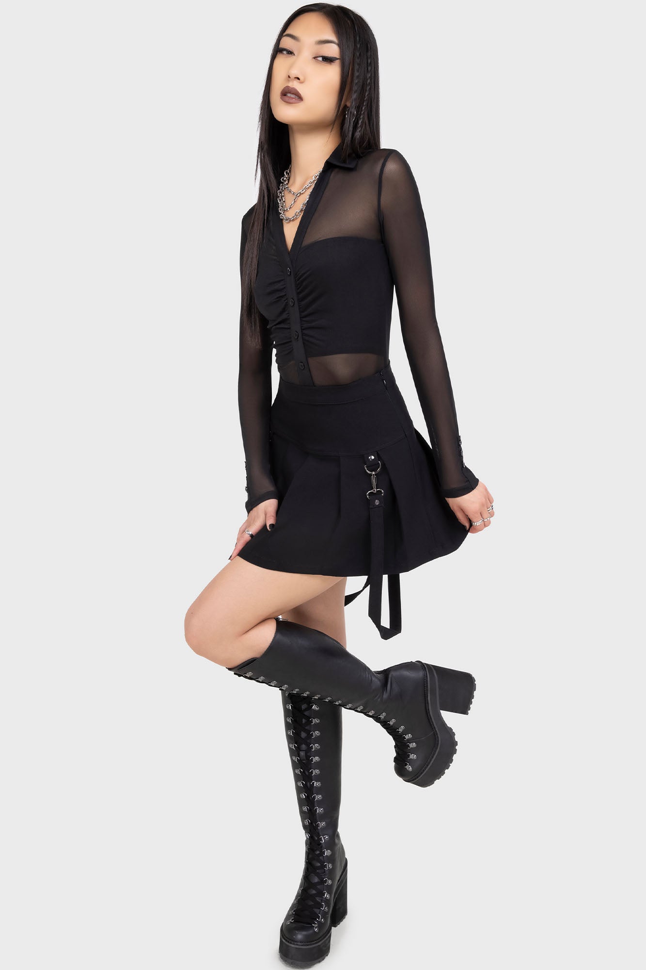 Merely A Madness Mini Skirt | Killstar