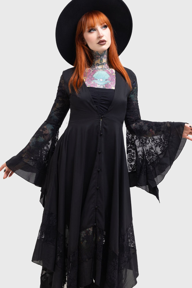 Misty Night Maxi Dress | Killstar