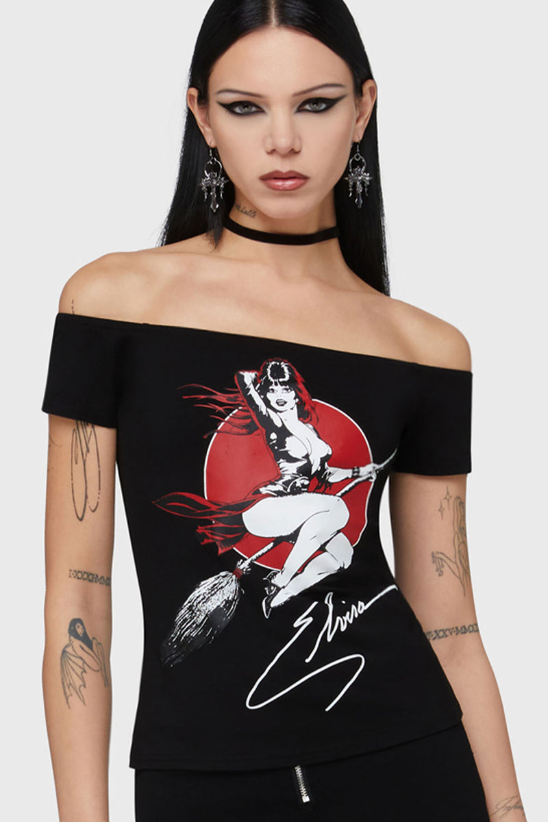 Moonstruck Bardot Top | Killstar