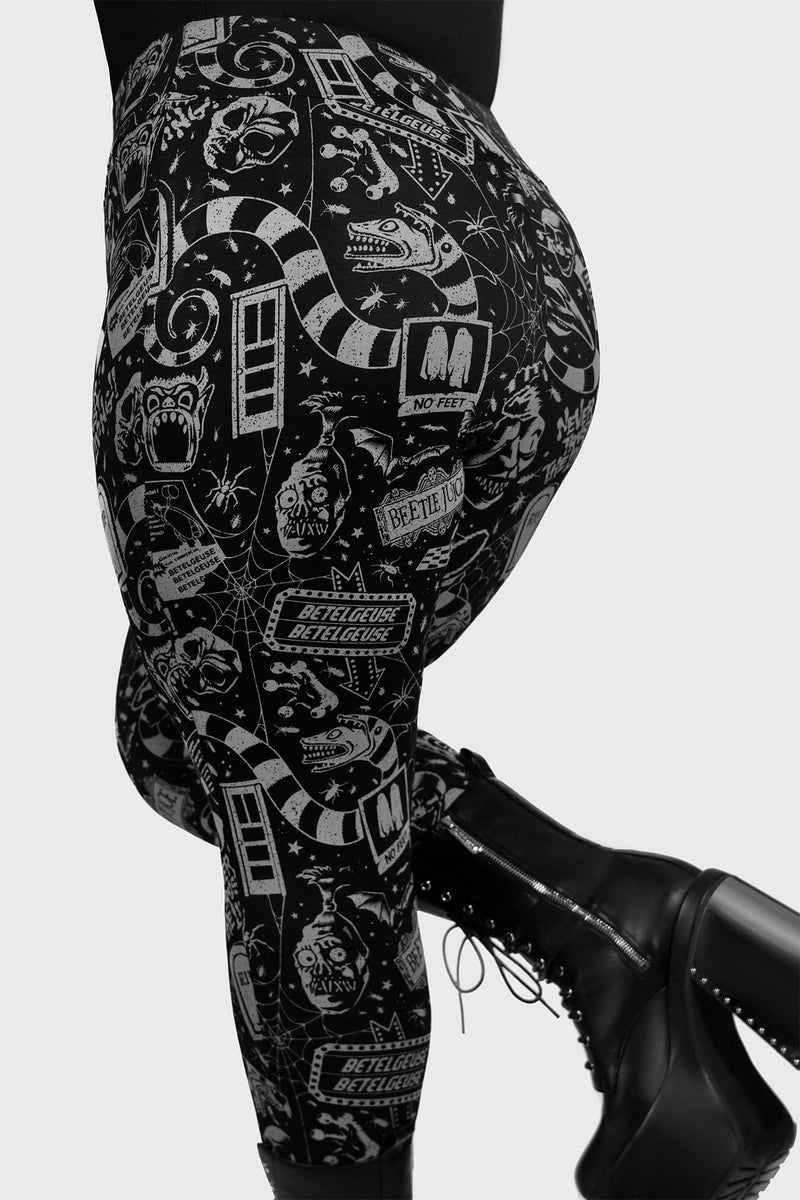 Never Trust The Living Leggings | Killstar