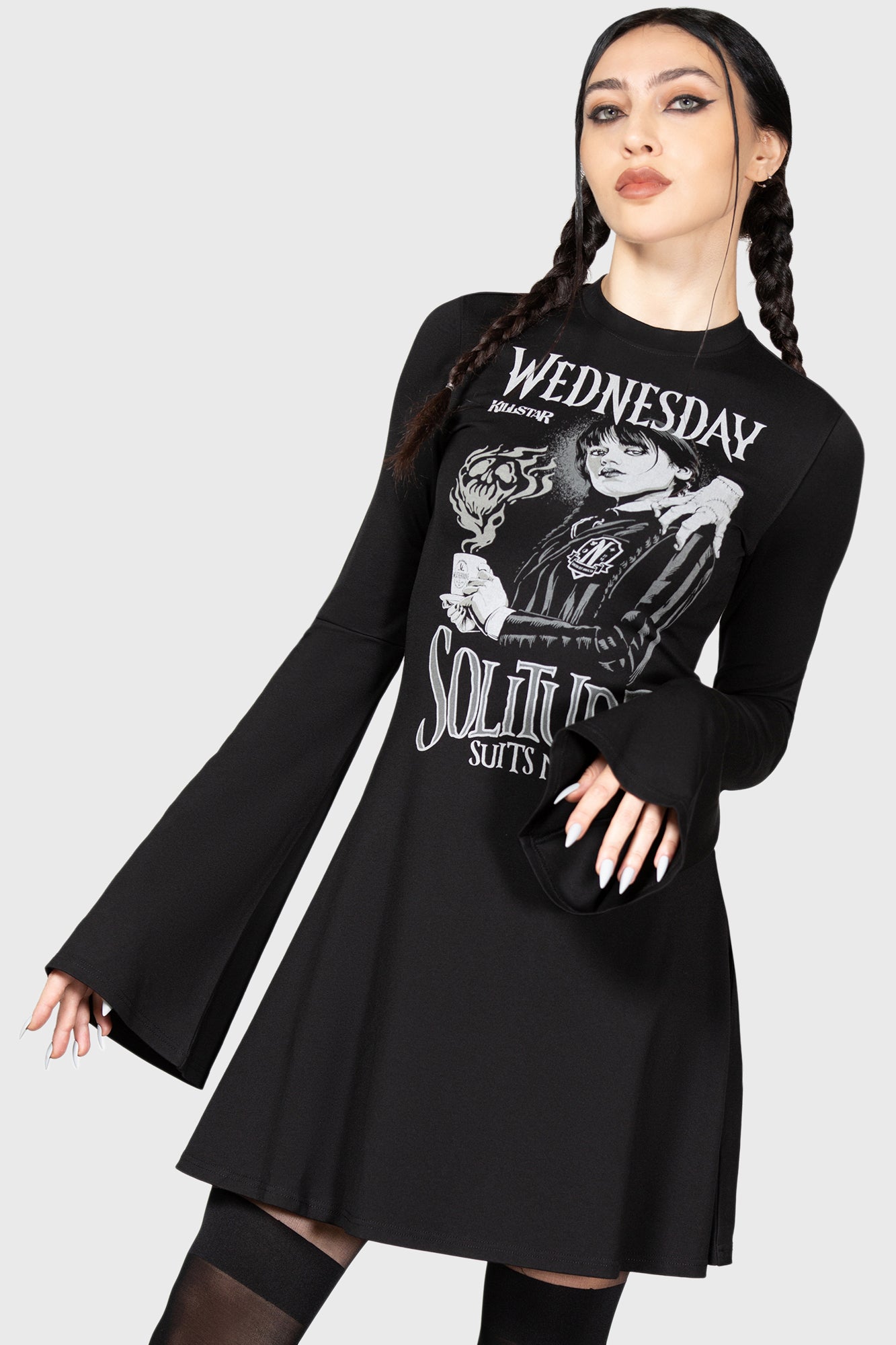 On Wednesdays Skater Dress | Killstar