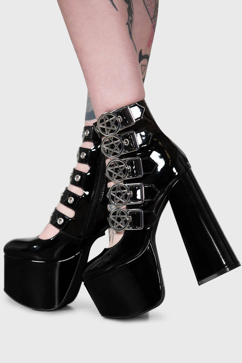 Panic Platform Shoes | Killstar