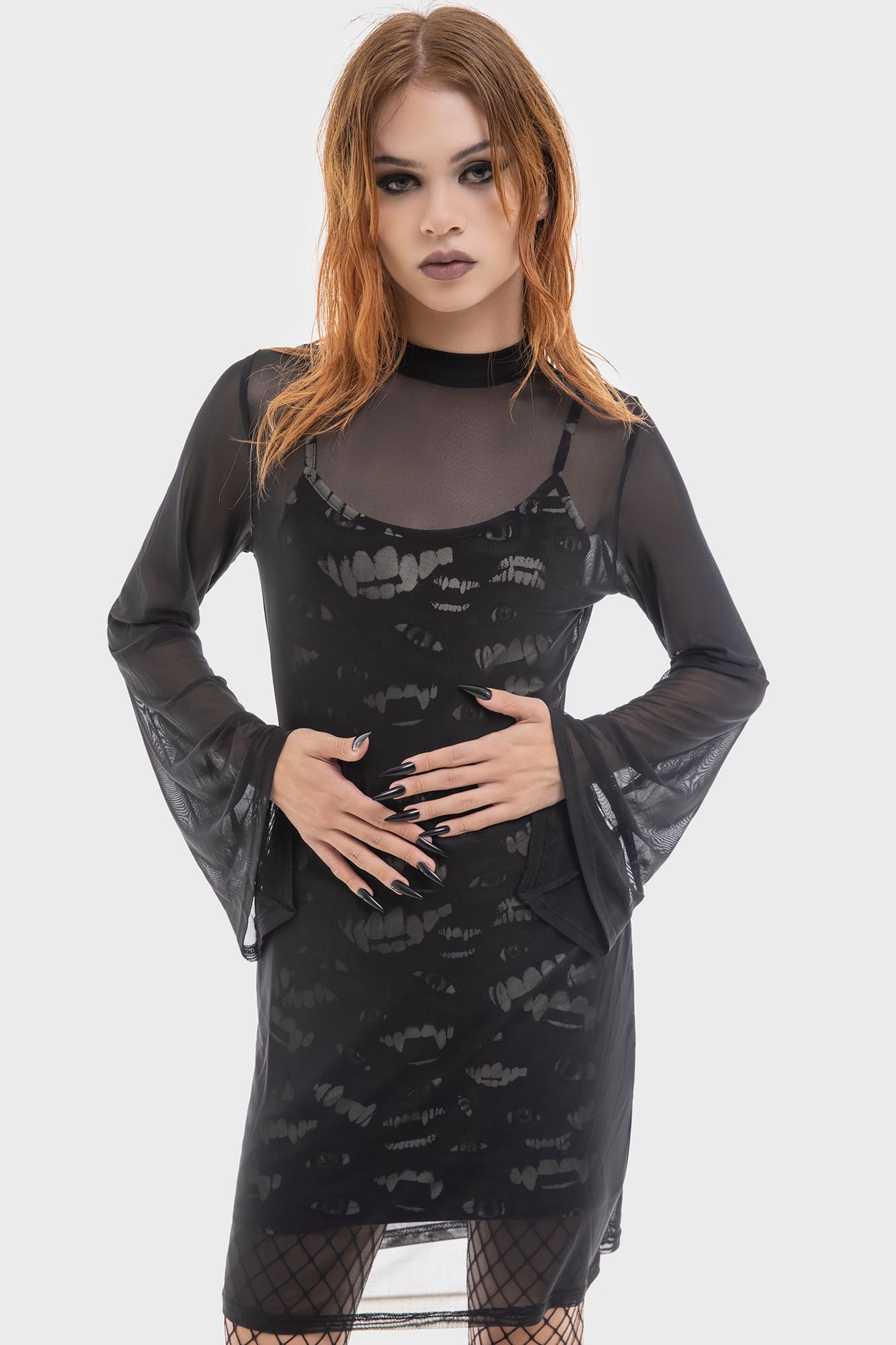 Sheer Vamp Dress | Killstar