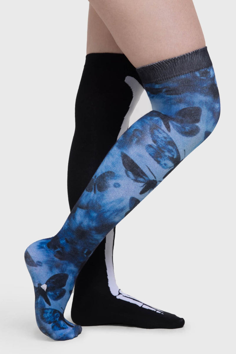 Swarm Of Butterflies Knee High Socks | Killstar
