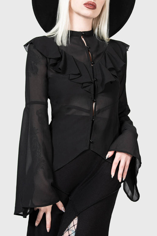 Women's Gothic Tops, Blouses, Vests & Crop Tops | Killstar