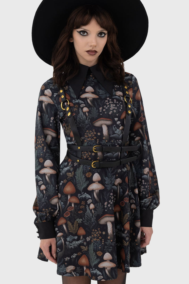 Wanda Harness [BLACK/GOLD] | Killstar