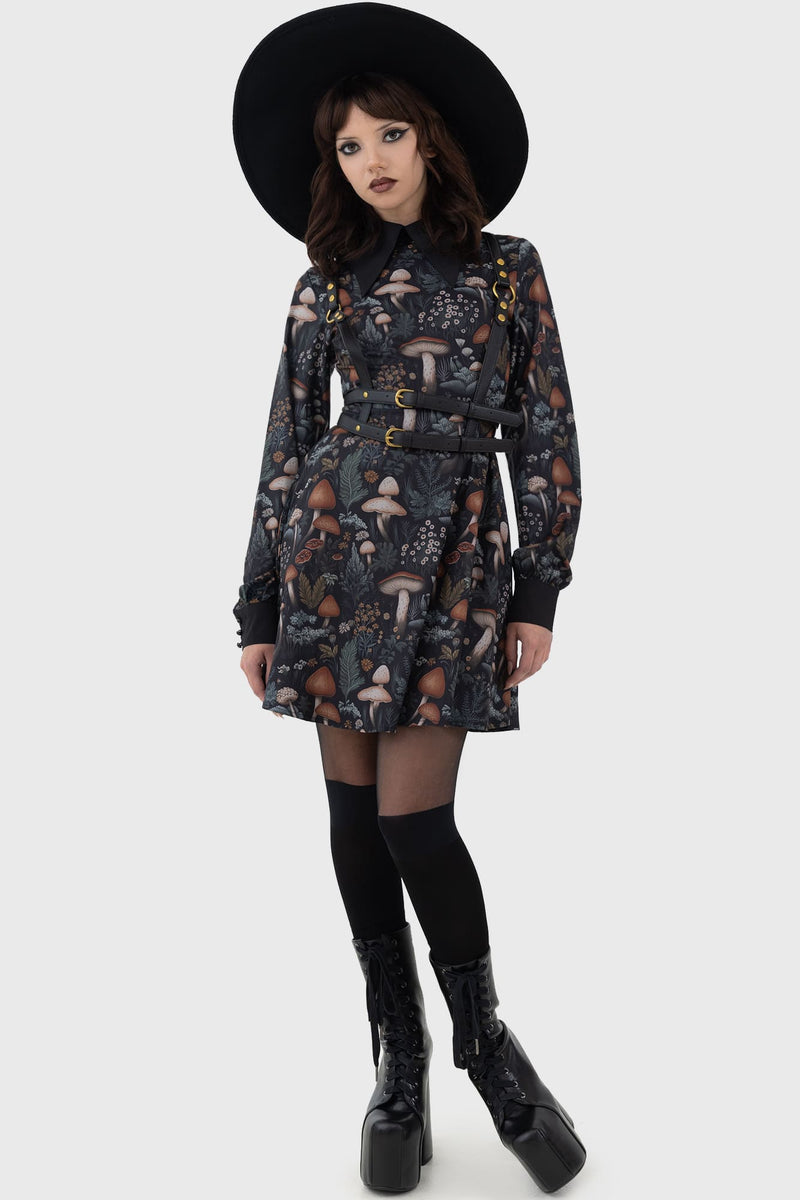 Wanda Harness [BLACK/GOLD] | Killstar