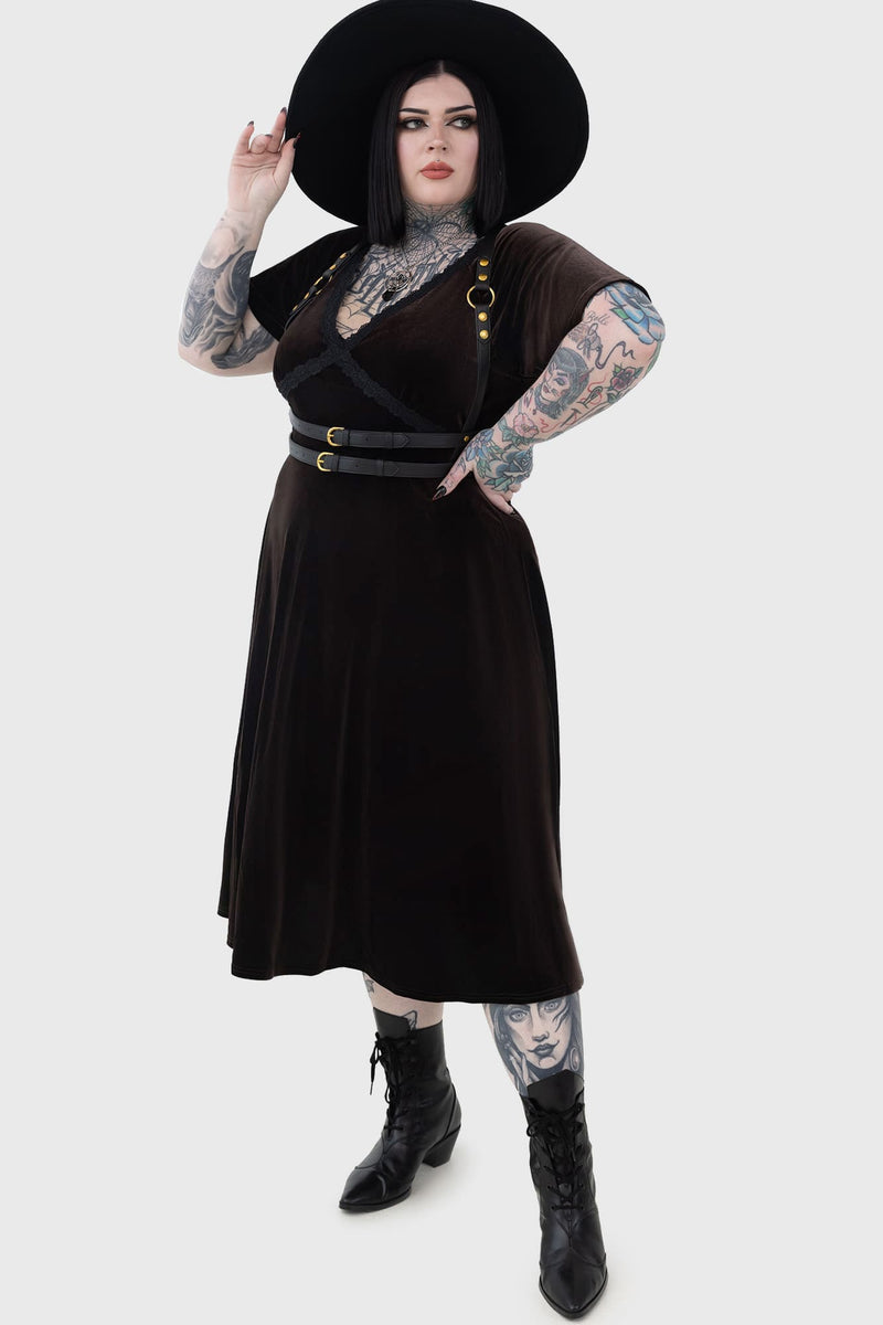 Wanda Harness [BLACK/GOLD] | Killstar