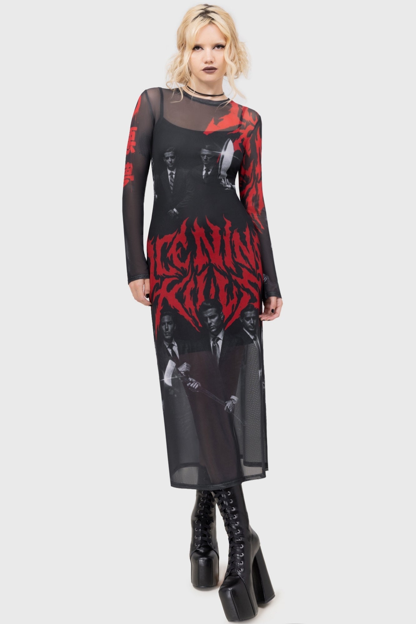 Welcome To Horrorwood Maxi Dress | Killstar