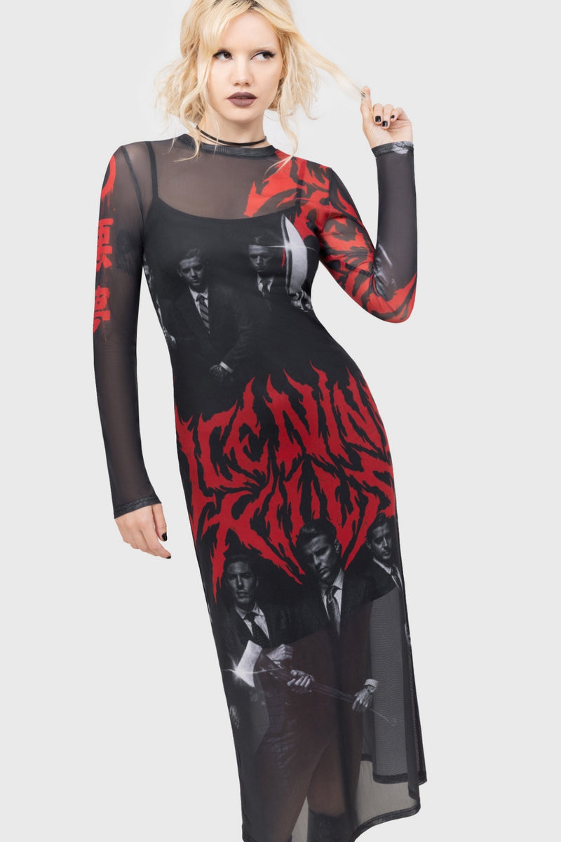 Welcome To Horrorwood Maxi Dress | Killstar