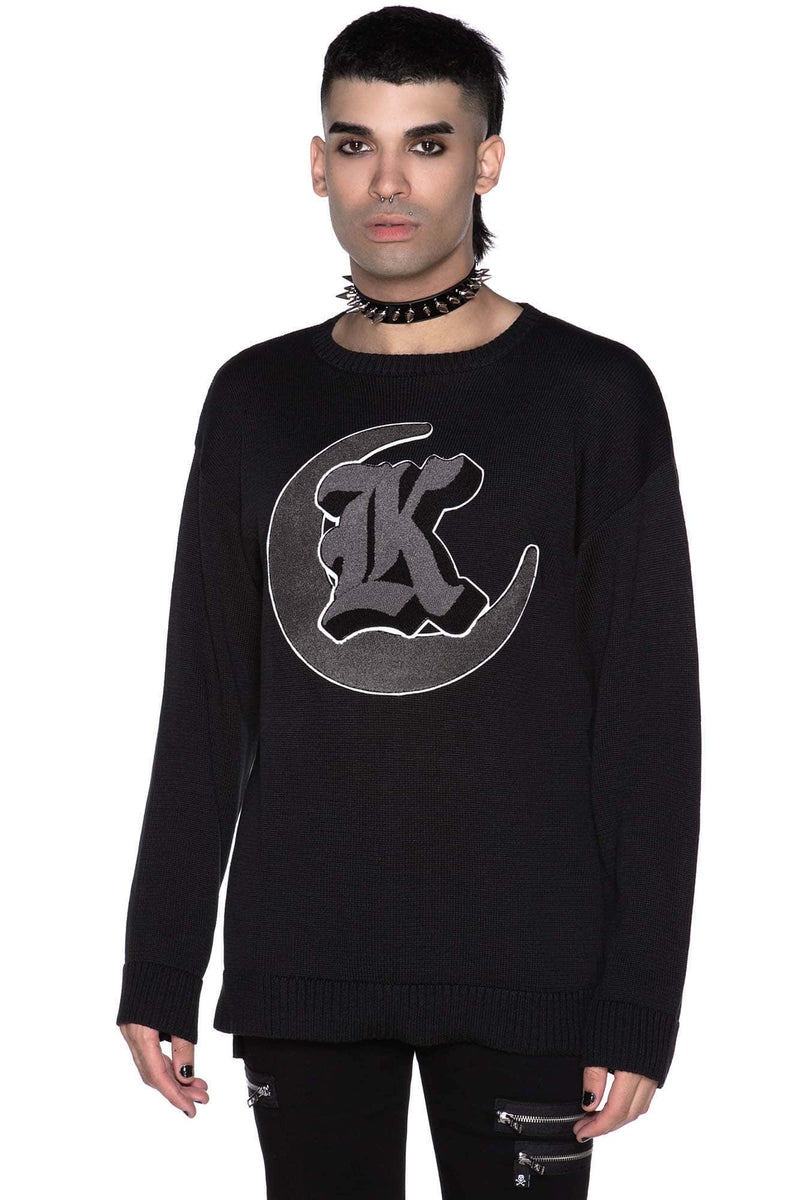 College Goth Knit Sweater | Killstar
