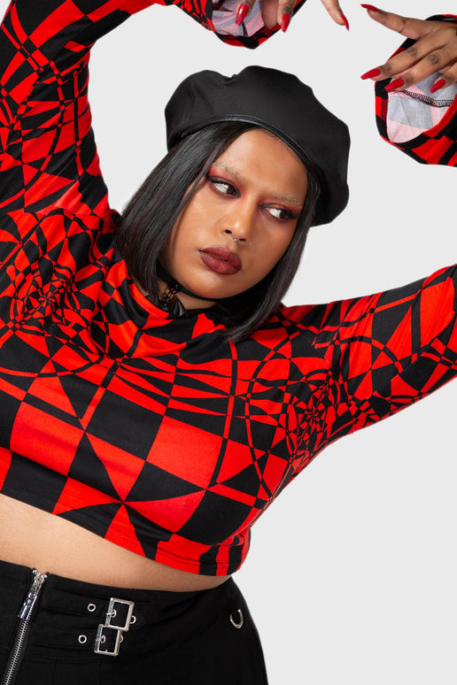 WOMENS PLUS SIZE CROP TOPS | Killstar