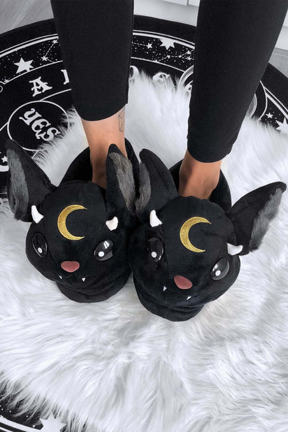 KREEPTURES | Gothic Plush Toy Slippers | Killstar